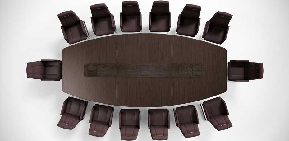 Meeting design table AlfaOmega by Codutti Italy