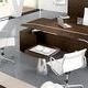 Modern directional desk Metar by Bralco, design Perin & Topan